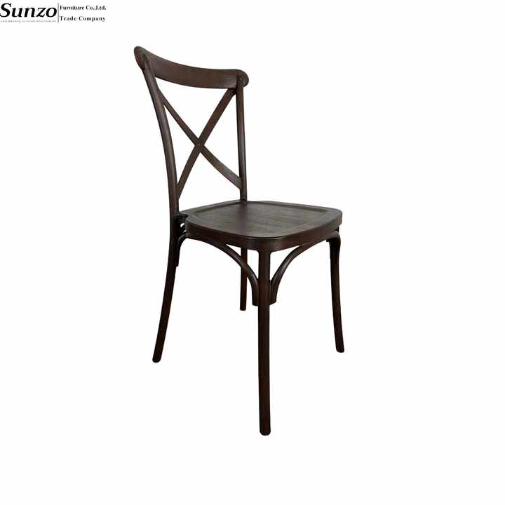 Modern Stackable New Design Plastic X Back Dining Chair for Indoor ...