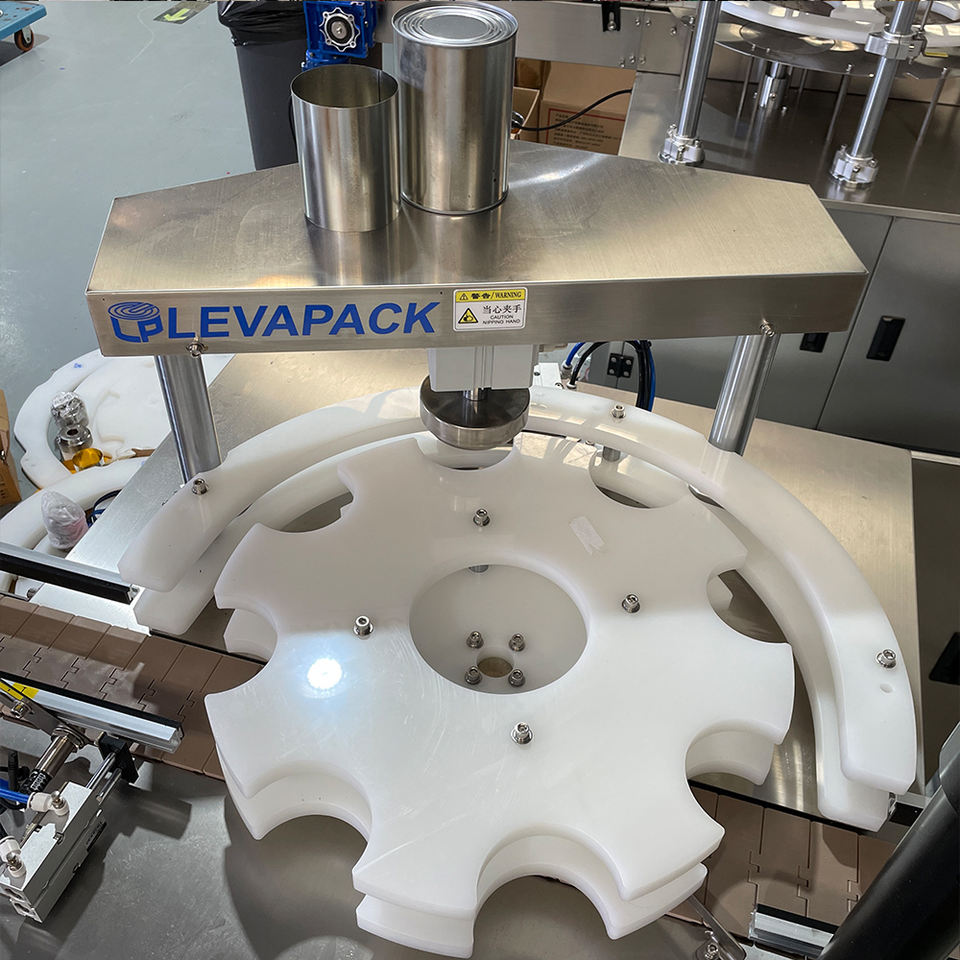 Hot Sale Fully Automatic Electric Food Beverage Can Flanging Sealing ...