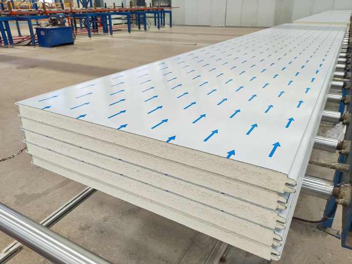 Commercial Large Metal Cold Storage Board Flame Retardant and Thermal ...