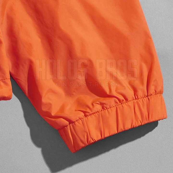 Men's Custom Color Windbreaker Short Set Solid Pattern Winter Clothing ...