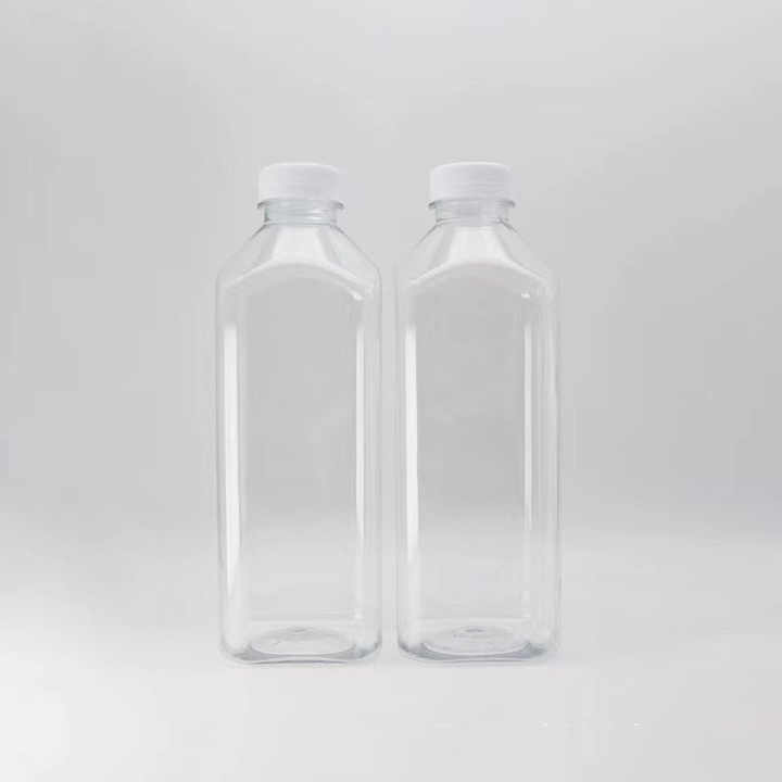 1L for Clear Plastic Milk Bottle Reusable Drink Container for Beverages ...