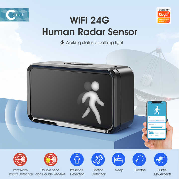 SMATRUL Wifi Human Presence 24G Radar - Smart Home Sensor