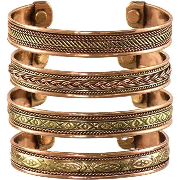 Different Design 100% Pure Copper Arthritis Magnetic Copper Bracelet ...