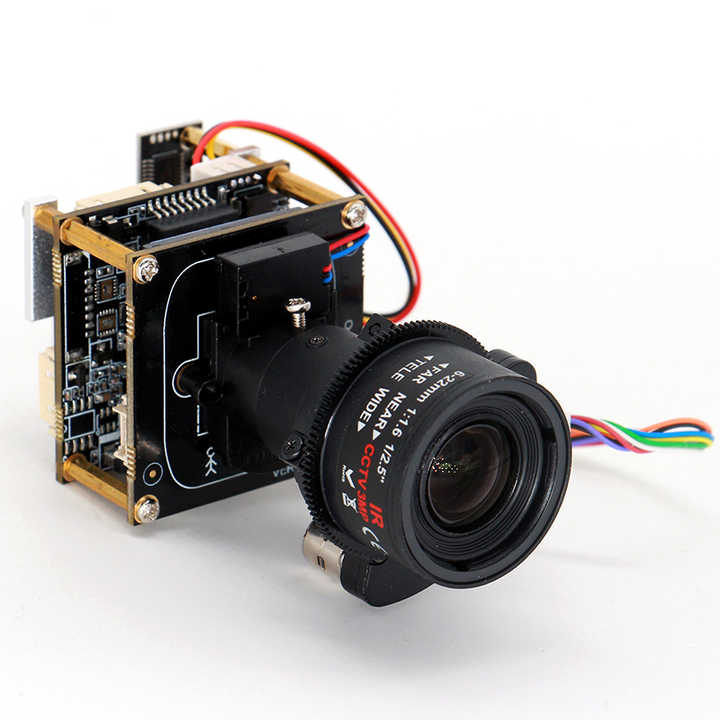 2MP 60fps IP Camera Module with 6-22mm Motorized Zoom Lens