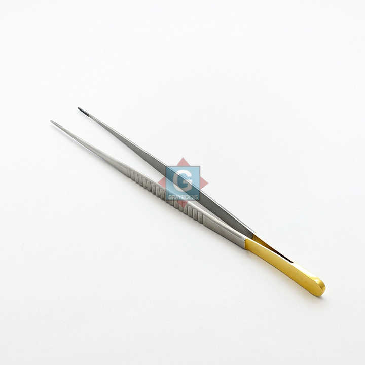 Reusable Stainless Steel Tc Debakey Needle Pulling Tissue Forceps ...