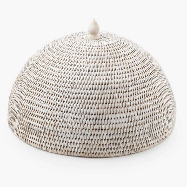 Top Quality Rattan Food Cover Dome Handmade Rattan Food Cover for Snack ...