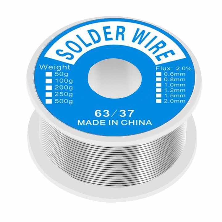 60/40 Solder Wire 100g Electronic Soldering Tin Lead with Flux Flux ...