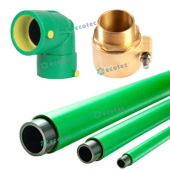 Ecotec 3 Inch UPP Pipe HDPE Double Wall for Underground Fuel Station 90 ...