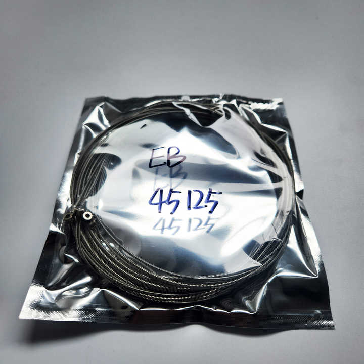 Durable 5-String Electric Bass Strings 45-125 Gauge with Hexagonal Core ...