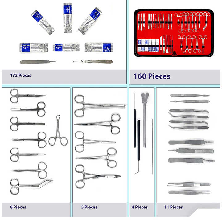 Biology Instruments - Dissecting Set for Medical Students
