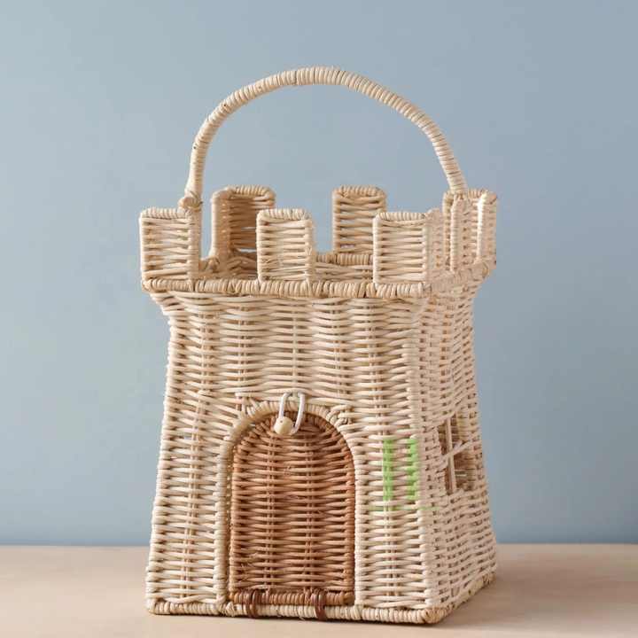 Rattan Castle Basket Ideal Rattan Storage Basket for Kids Eco Friendly ...