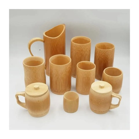 Eco-friendly Bamboo Cups - Customizable & Sustainable