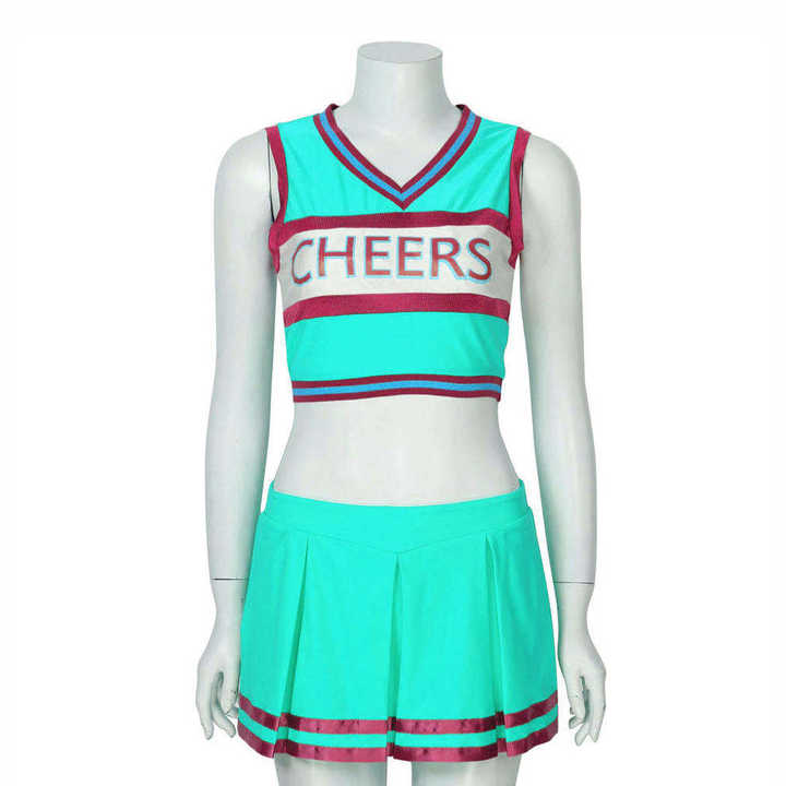 Customized Girls Cheerleading Uniforms Set Skirt Top for Cheer Uniforms ...