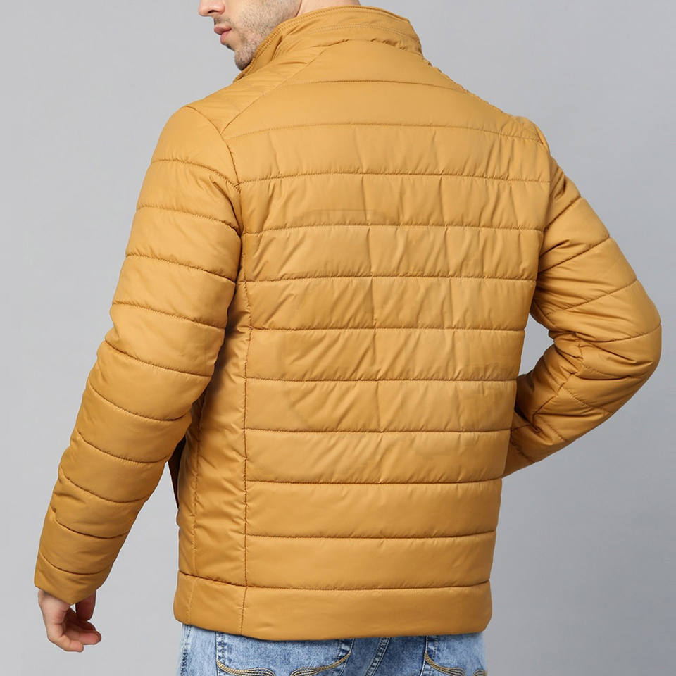 High Quality Unique Design Puffer Winter Jacket Solid Color with Stand ...