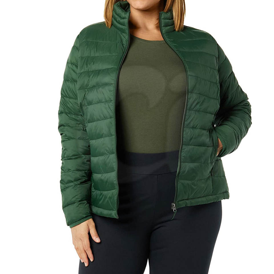 Hot Sale Women Puffer Jacket Breathable Women Puffer Jacket Solid Color ...