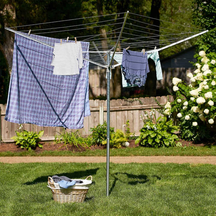 Outdoor Clothes Drying Rack - Heavy Duty & Multifunction