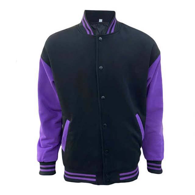 Custom Printing Long Sleeve Men's Baseball Jacket Formal Varsity ...