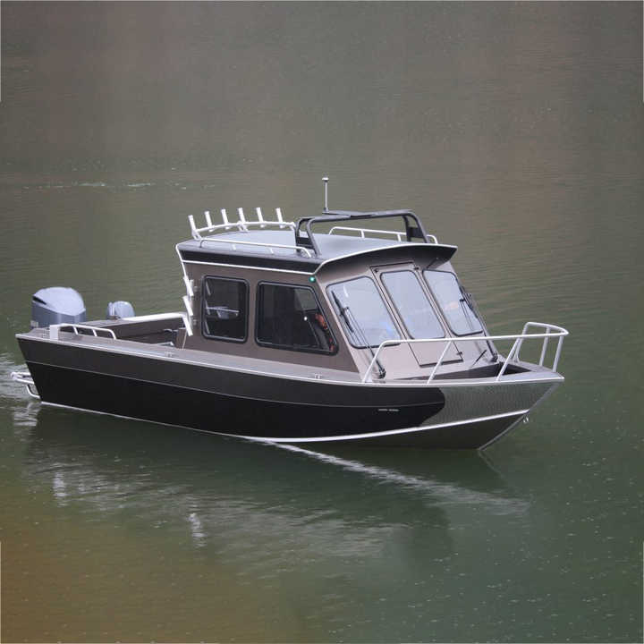 Kinocean 22ft Welded Aluminum Cabin Boat - Ideal for Fishing
