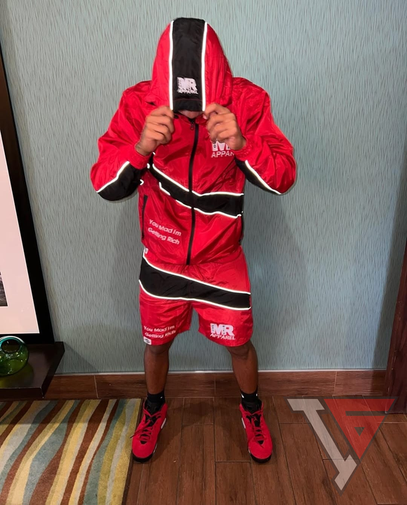 Custom Windbreaker Summer Set Short and Hoodie Men Wholesale Customize ...