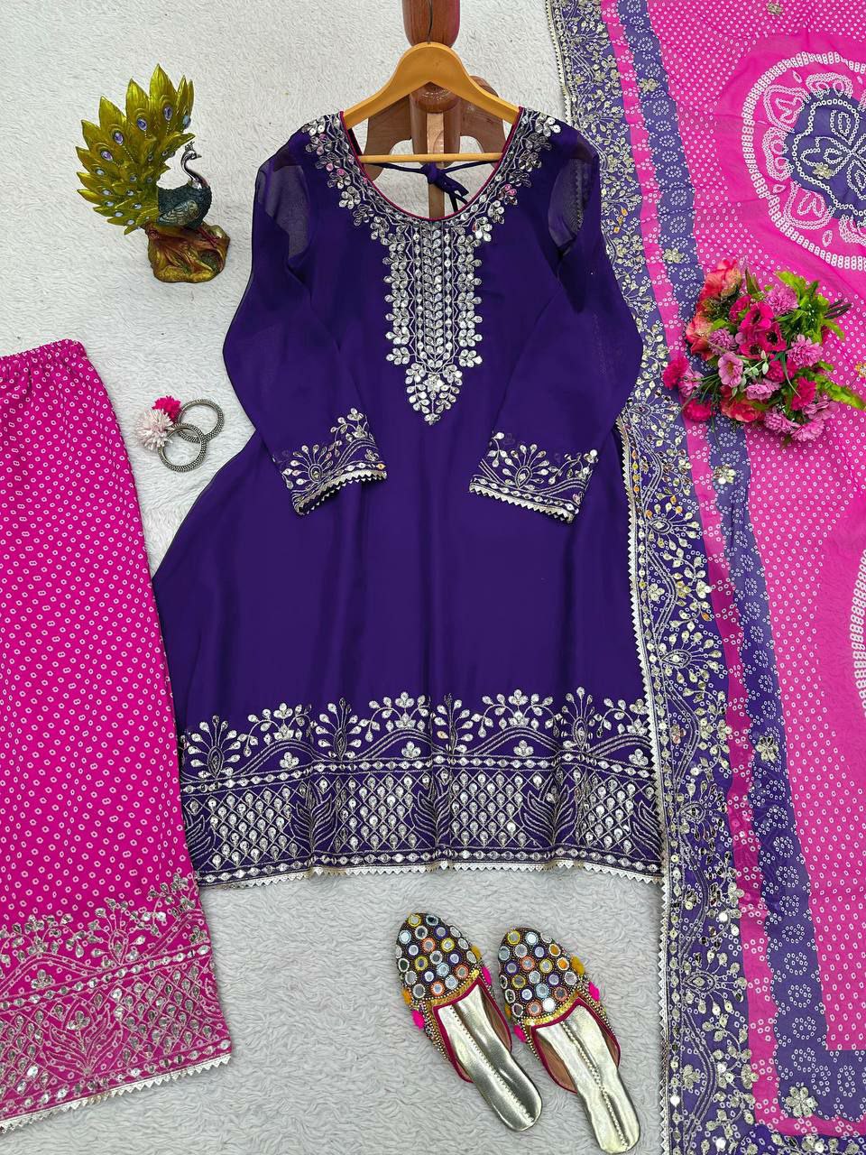 Authentic Styles with fancy suit plazo for Global Buyers