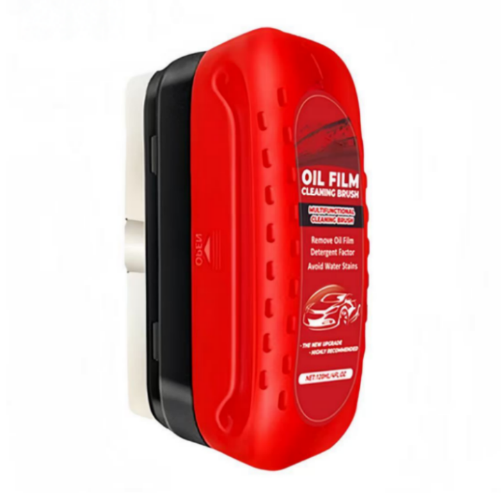 Strong Removal Plastic Brush for Cleaning Glass Oil Film Red Wiping ...