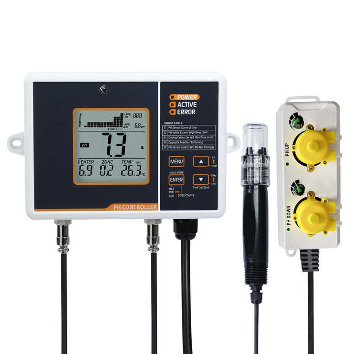 Factory Direct Digital pH Controller Dual Relay Output Temperature ...
