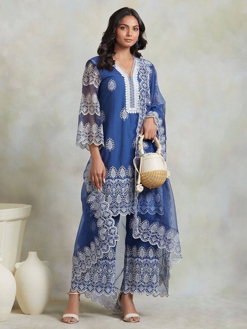 Chic Styles and Comfort in straight plazo design for Trendy Women