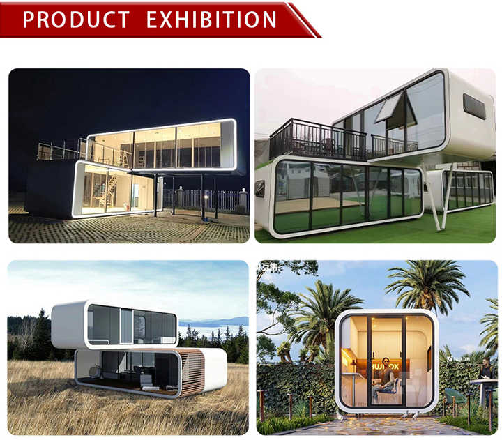 High Quality 20ft 40ft Prefab Pod Full Furnished Villa