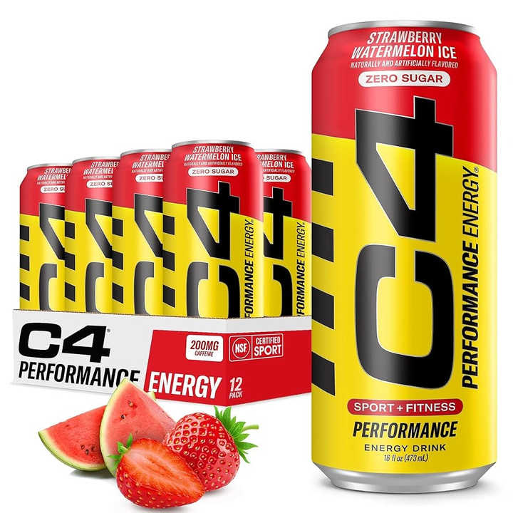 C4 Energy Drink Explosive Energy, Vitamins & Aminos, Wholesale Pack ...