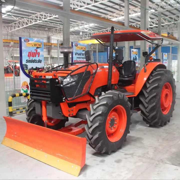 KUBOTA M62 TLB Front Loader and BACKHOE Attached Complete Kubota ...