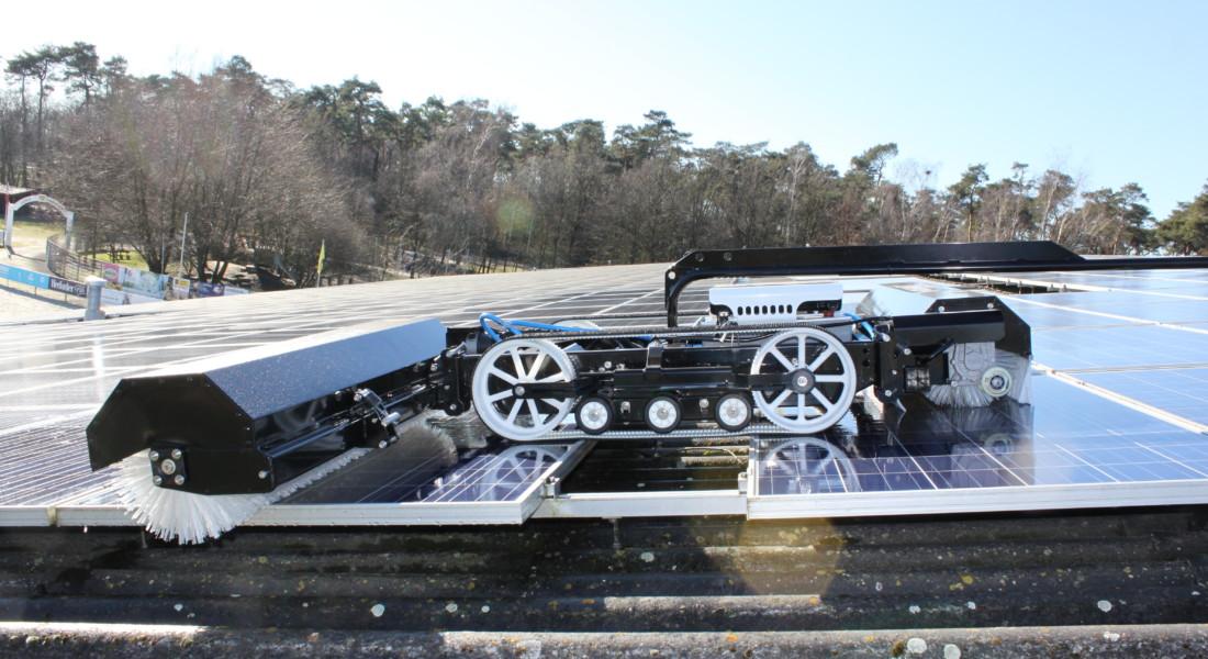 Autonomous Solar Panel Cleaning Robot Increases Solar Panel Efficiency ...
