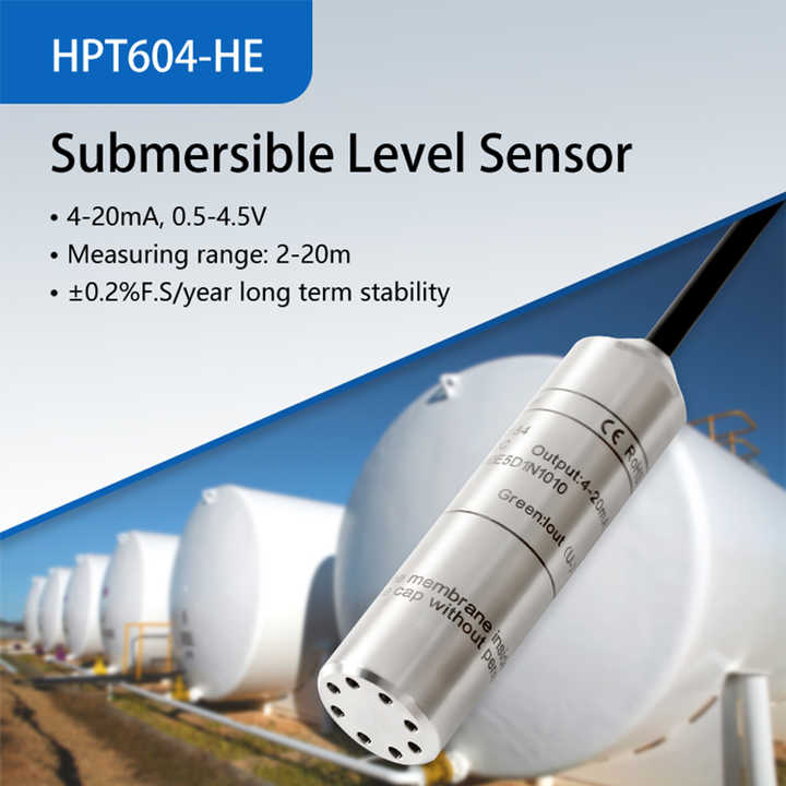 0-10v Modbus 100m Electronic External Submirsable Liquid Water tank ...