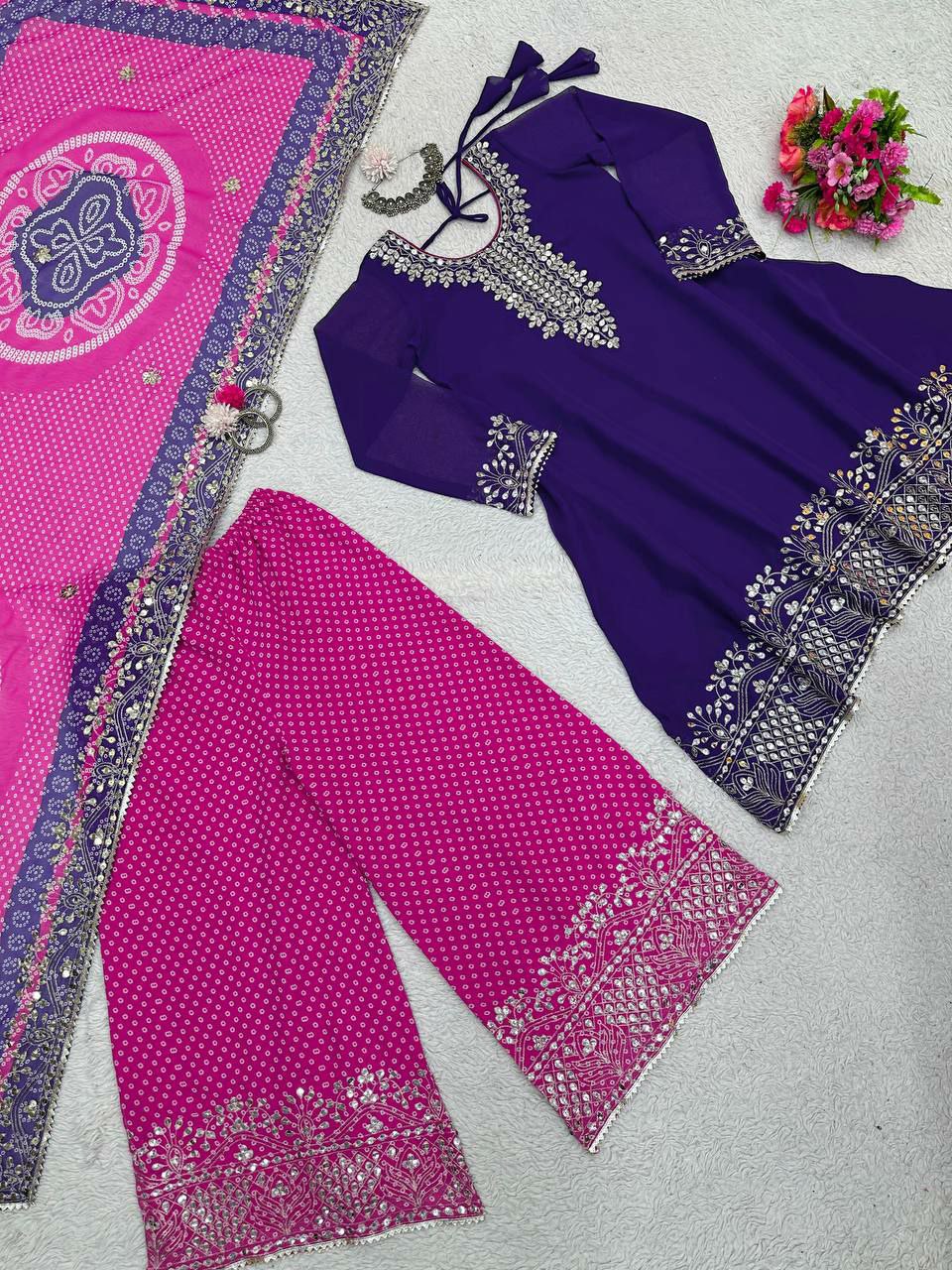 Authentic Styles with fancy suit plazo for Global Buyers