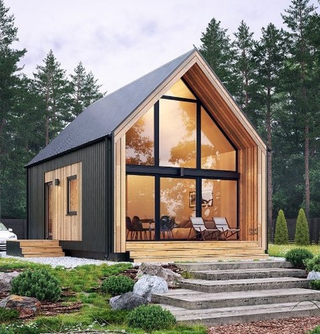 Light Steel Prefab House Steel Structure House Prefabricated Luxury ...