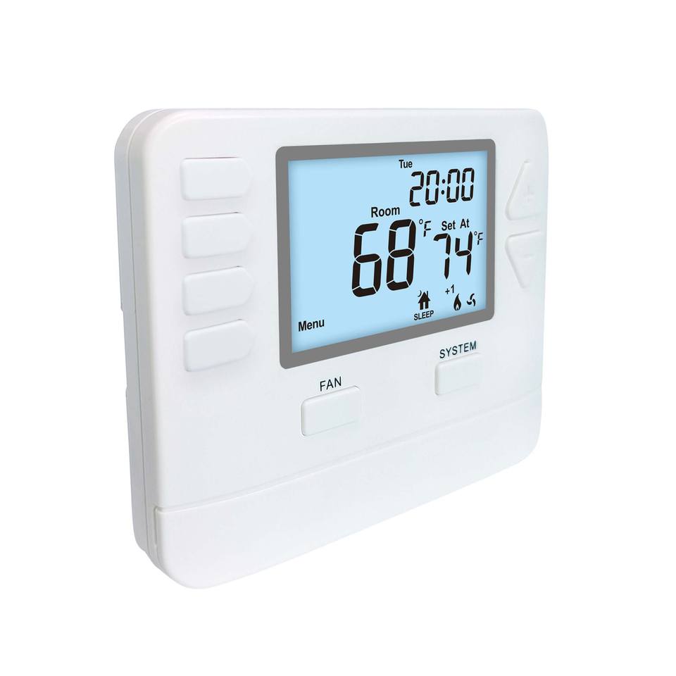 STN725W 2.4GHz Wireless Programmable Thermostat 24V Heat Pump HVAC ...