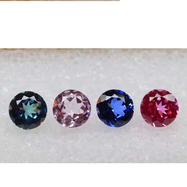Lab Grown Alexandrite Gemstone Lab Grown Pink Sapphire Gemstone Lab ...
