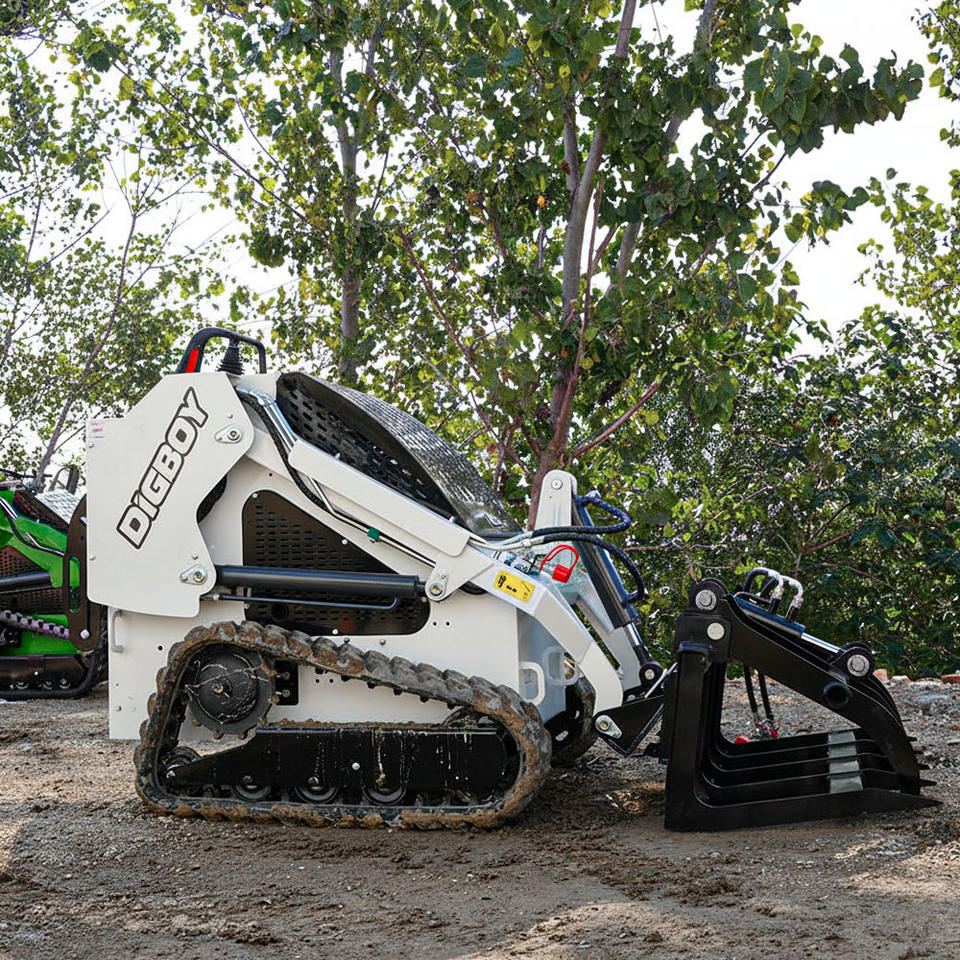 Heavy Duty Compact Mini Loader Root Grapple Yanmar Engine EPA Euro5 ...