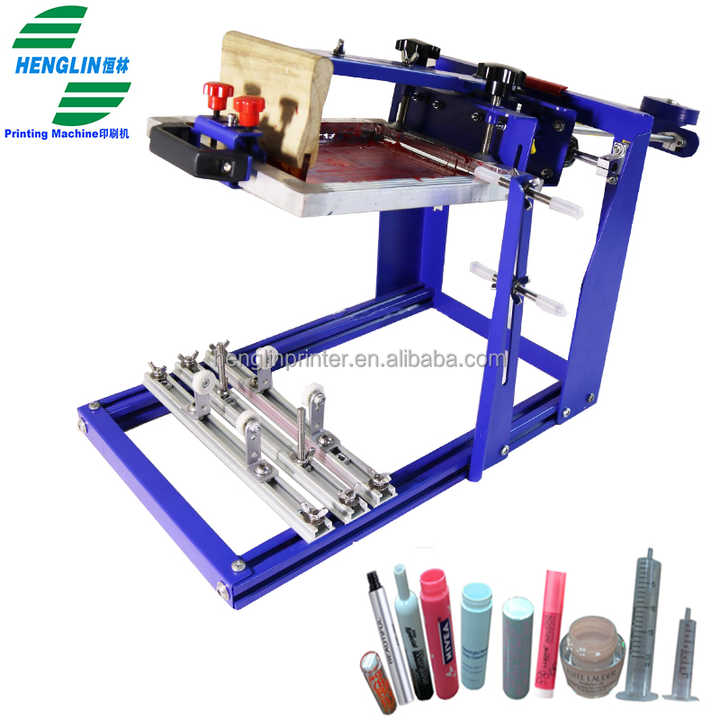 Manual Silk Screen Printing - Cylindrical Screen Printer