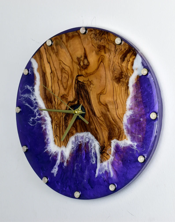 Multi Color Epoxy Resin & Wood Best Quality Unique Design Wooden Wall ...