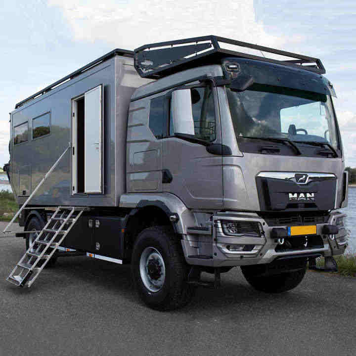 Luxury Motorhome 4X4 Fiberglass RV Camper Caravan Made in USA