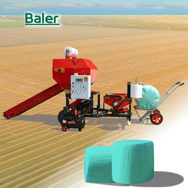 Small Straw Hay Wrapper Straw Silage Baler Bailing Machine| Alibaba.com