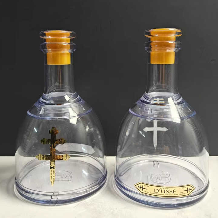 375ML Plastic Tequila Bottle - Eco-Friendly & Versatile