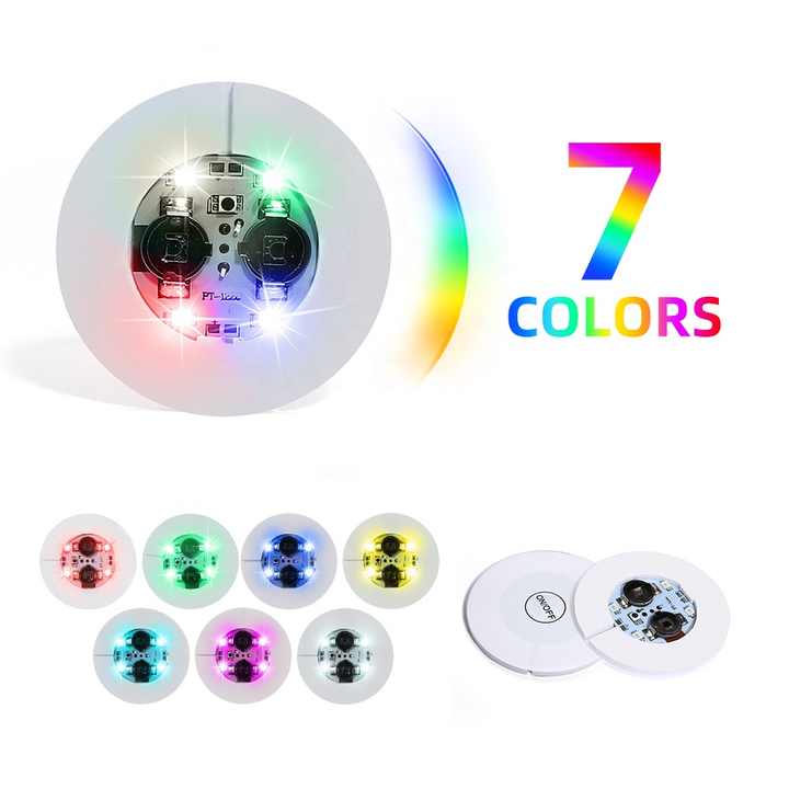 LED Bottle Stickers - Eco-Friendly Party Decorations