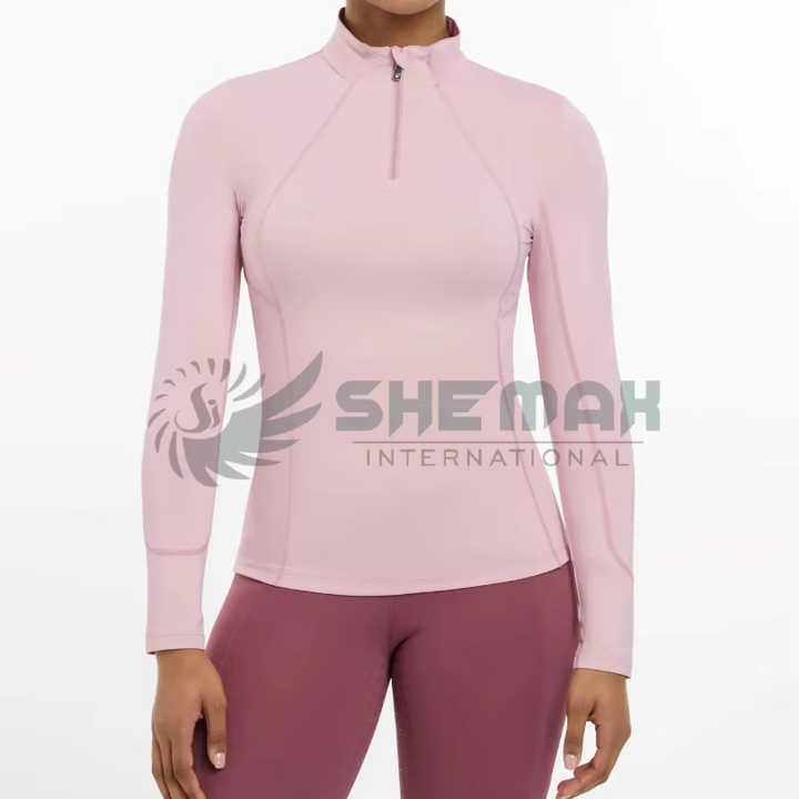 Equestrian wear women horse riding base layers thermal with insulating ...