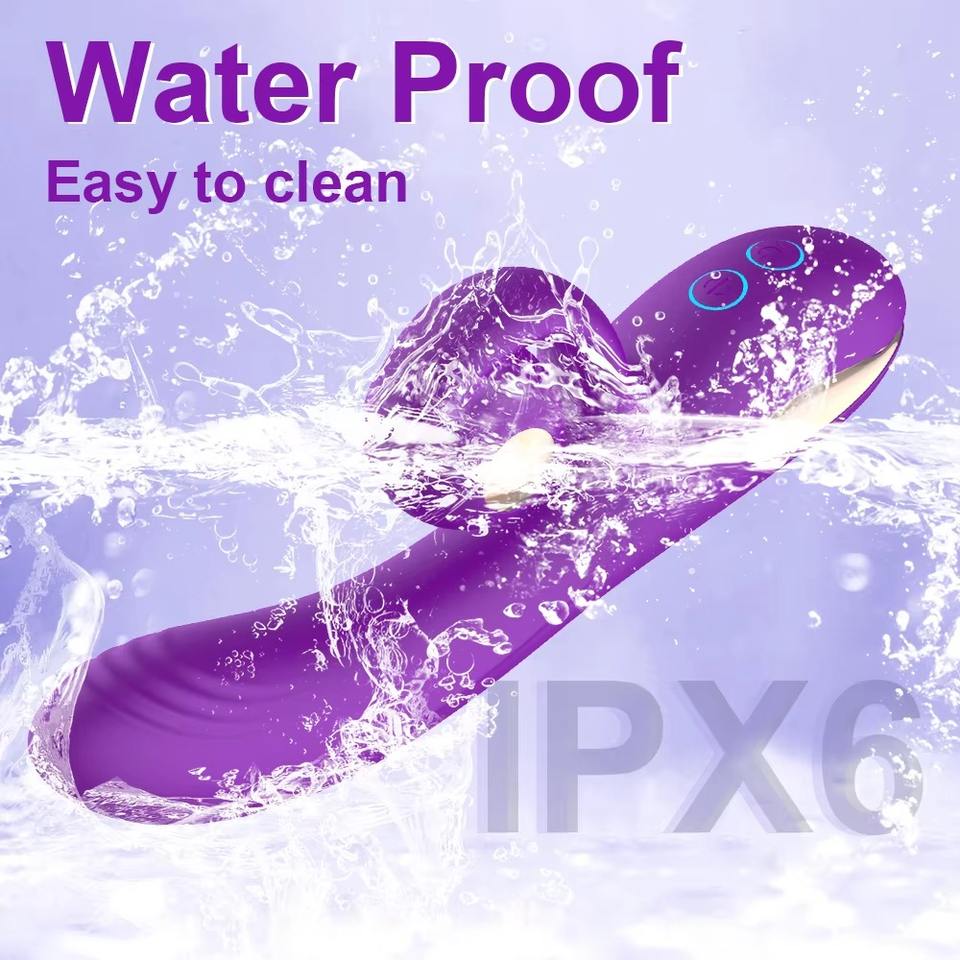 10 Speed Twisting Vibrator Female G Spot Clitoral Stimulation Silicone