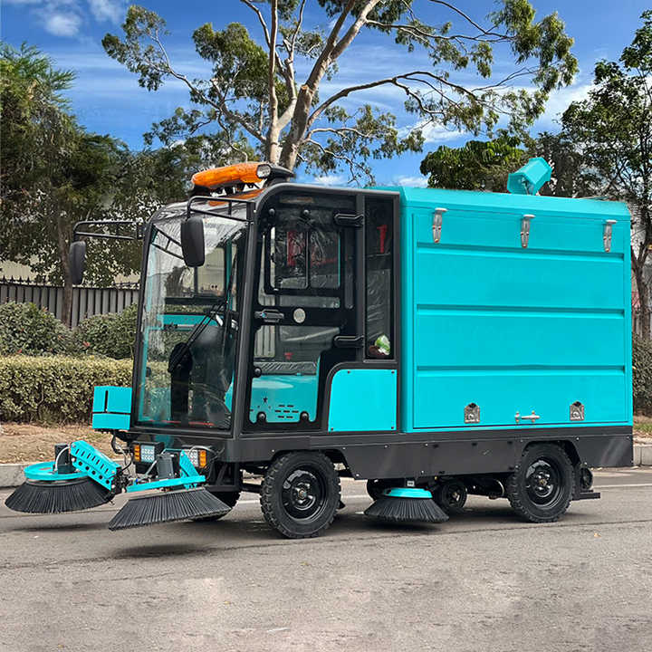 Hot Sale Driving Floor Street Sweeper Machine Electric Road Sweeper ...