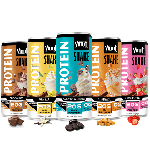 Protein Milk Shake Apple & Banana Almond,350ml 15g Protein,0g Added ...