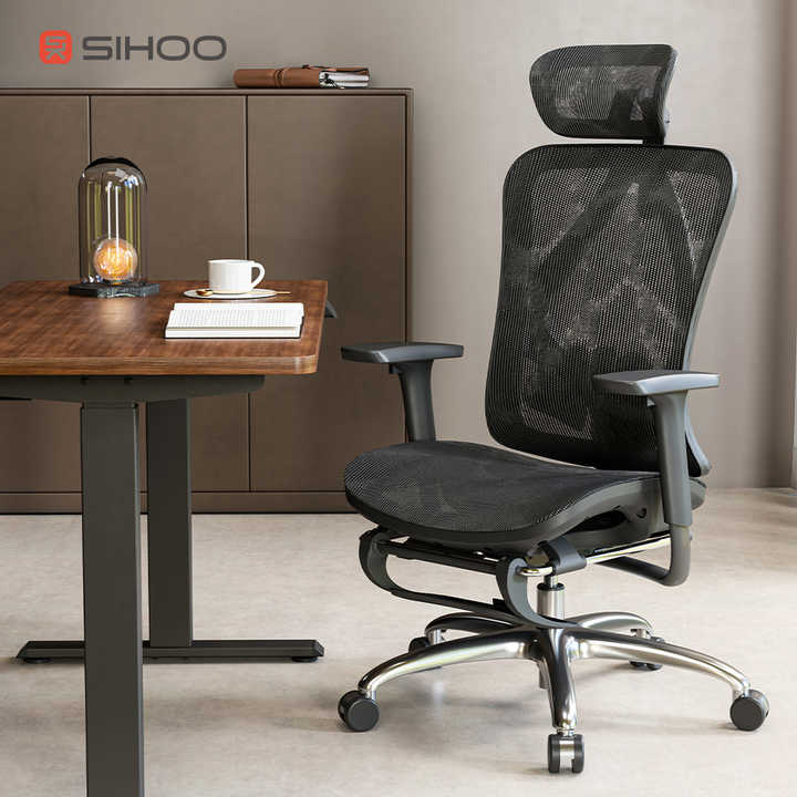 Ergonomic Manager Chair M57C - Modern Mesh & Fabric Swivel