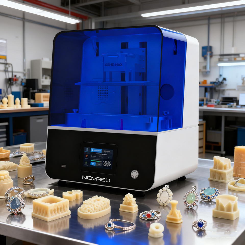 NOVA3D GEM3 Max - Precision 3D Jewelry Printer for Gold & Silver ...