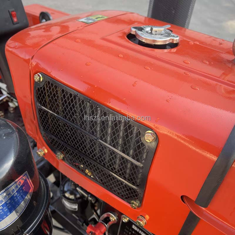 China Factory 12HP 15HP Small Four Wheel Tractor Diesel Mini Farm ...